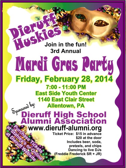 Louis E Dieruff HS Alumni Association Classes of 1960 - 2014, Allentown, PA