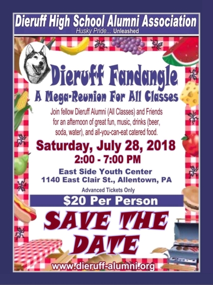 Louis E Dieruff HS Alumni Association Classes of 1960 - 2018, All